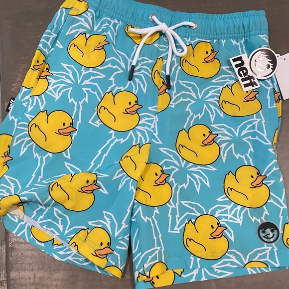 Neff | Swim | Unisex Board Shorts By Neff Side Pockets And A Large ...